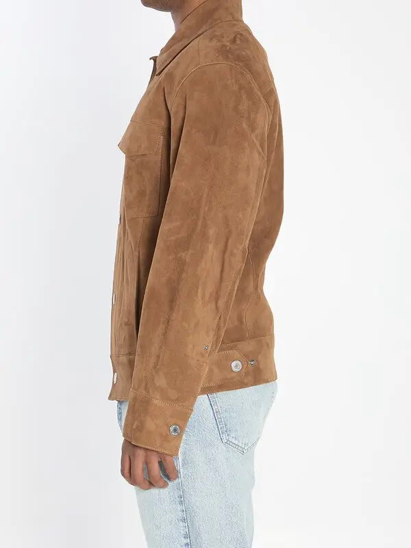 AMI Paris Logo Detailed Long-sleeved Jacket