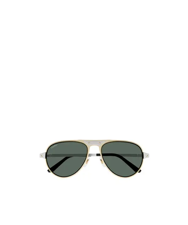 Cartier Pilot Frame Sunglasses - Gold