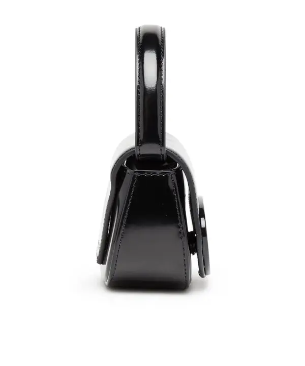 DIESEL® 1dr-xs Iconic Logo Detailed Mini Tote Bag - Black