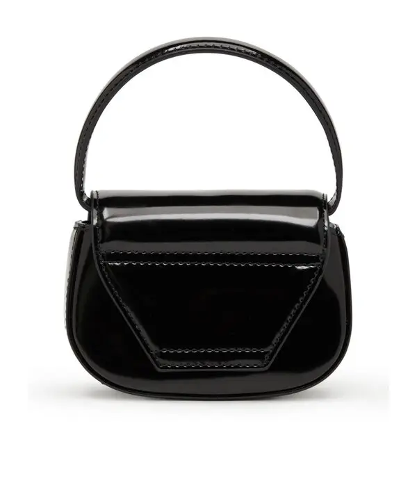 DIESEL® 1dr-xs Iconic Logo Detailed Mini Tote Bag - Black