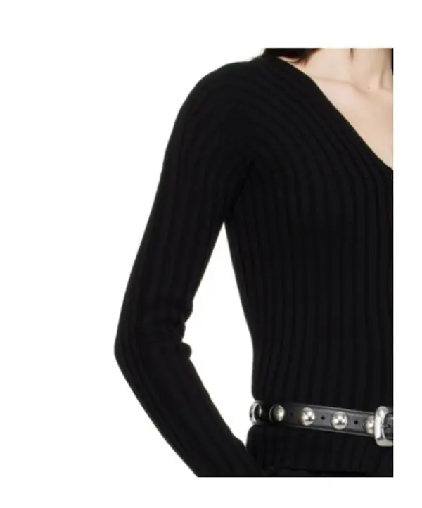 Acne Studios Cotton Cardigan With V-neck And Ribbed Knit