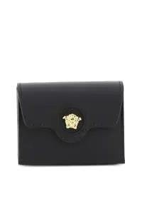 Versace Medusa Plaque Card Case - Black