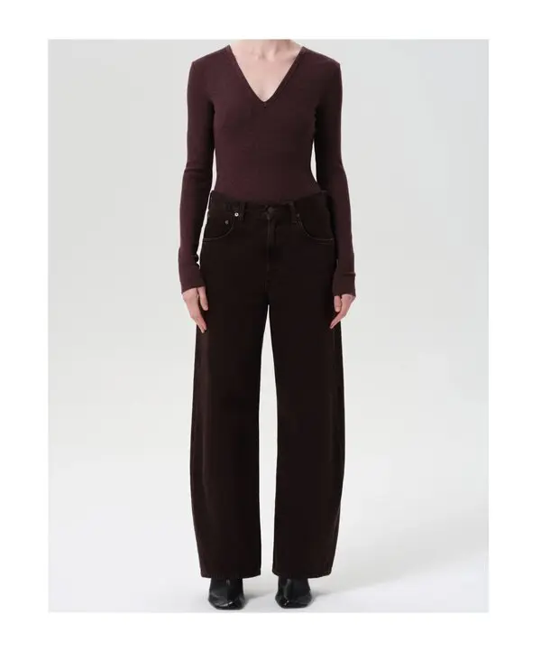 AGOLDE Wide Leg Denim Trousers