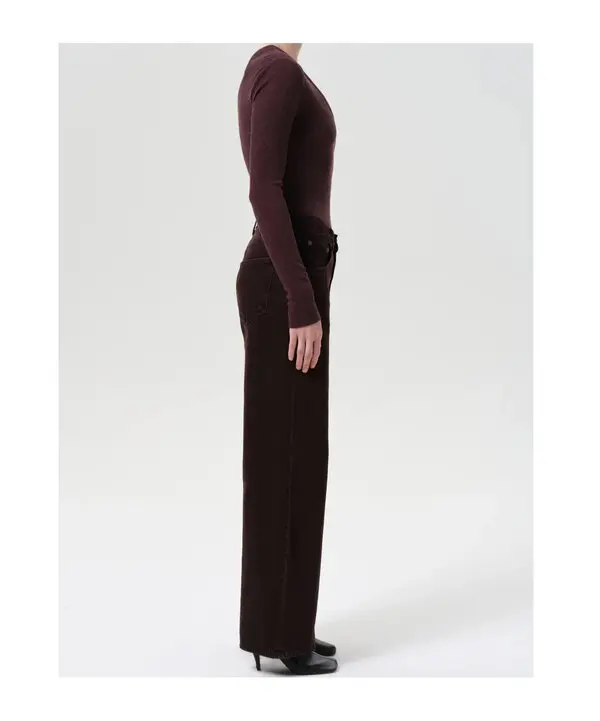 AGOLDE Wide Leg Denim Trousers