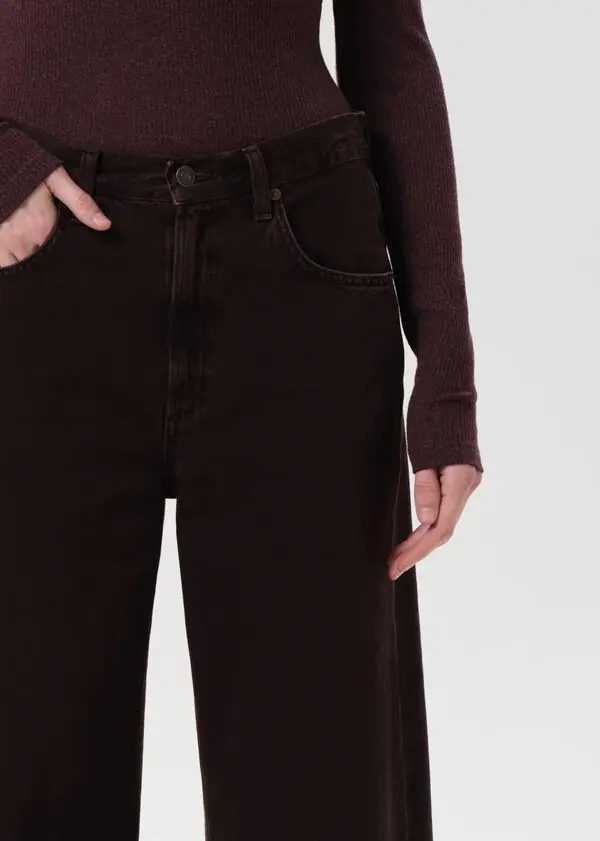 AGOLDE Wide Leg Denim Trousers