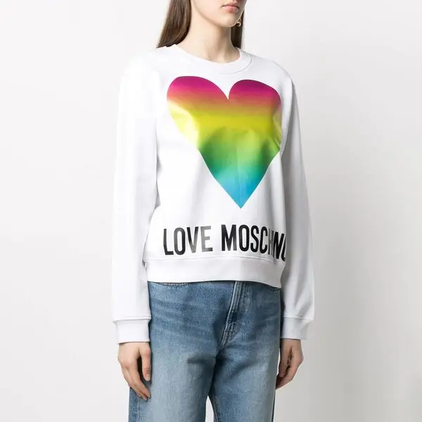 Moschino Graphic Heart Logo Sweatshirt