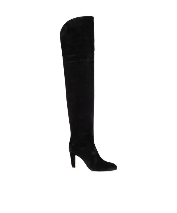 Chloé Knee-high Heeled Boots - Black