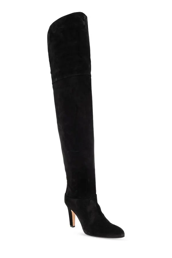 Chloé Knee-high Heeled Boots - Black