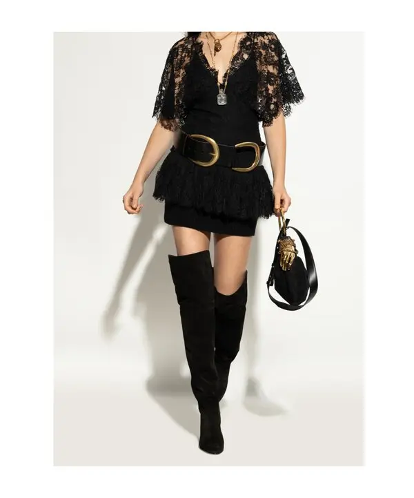 Chloé Knee-high Heeled Boots - Black