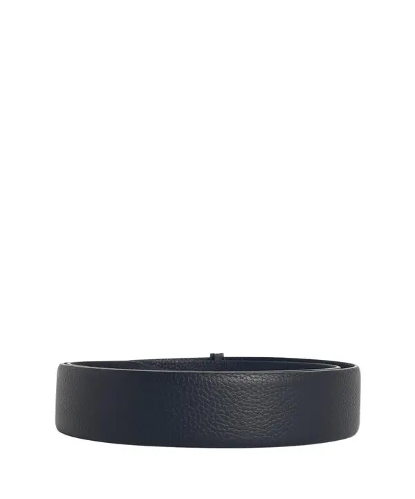 TOM FORD Logo Plaque Buckle Belt - Black