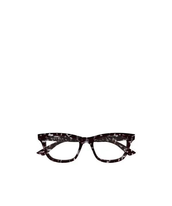 Alexander McQueen Square Frame Eyeglasses - Black