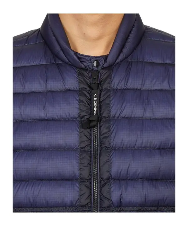 C.P. COMPANY Long-sleeved Quilted Down Jacket - Black