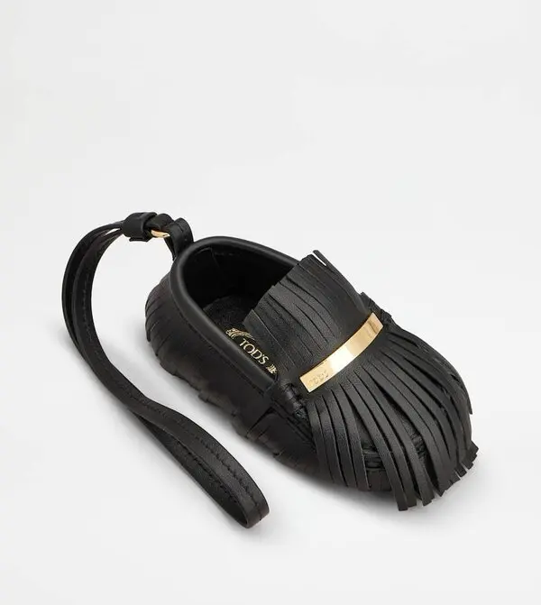 TOD'S Gommino Driving Shoe Charm - Black