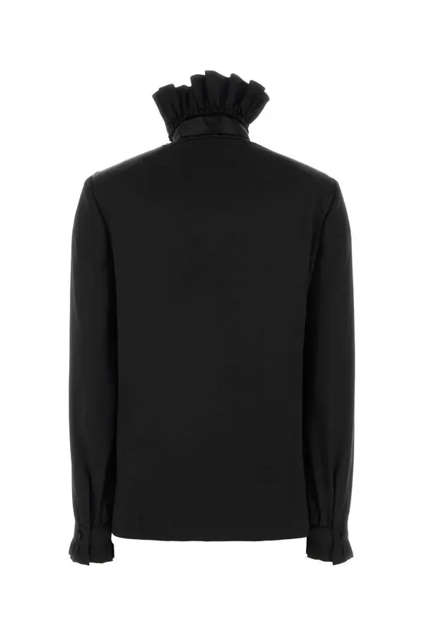 Gucci Long-sleeve Shirt With Bow Detail