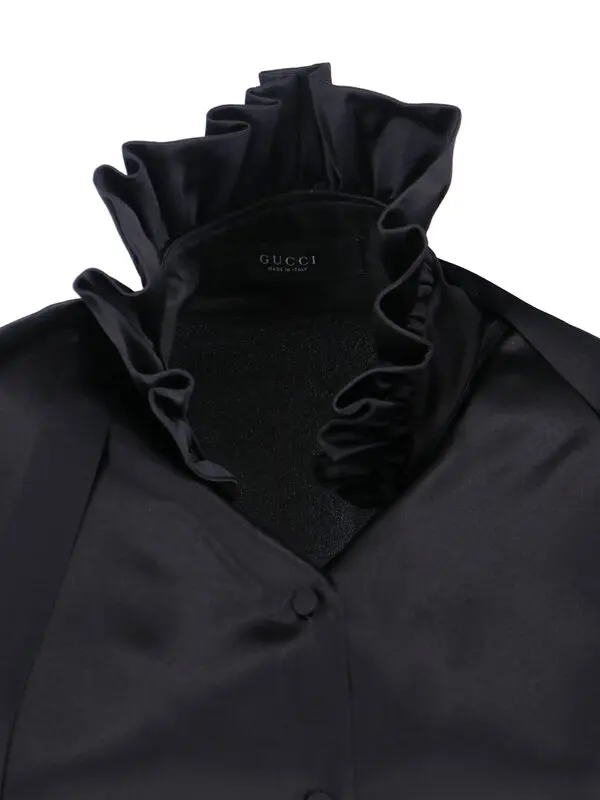 Gucci Long-sleeve Shirt With Bow Detail
