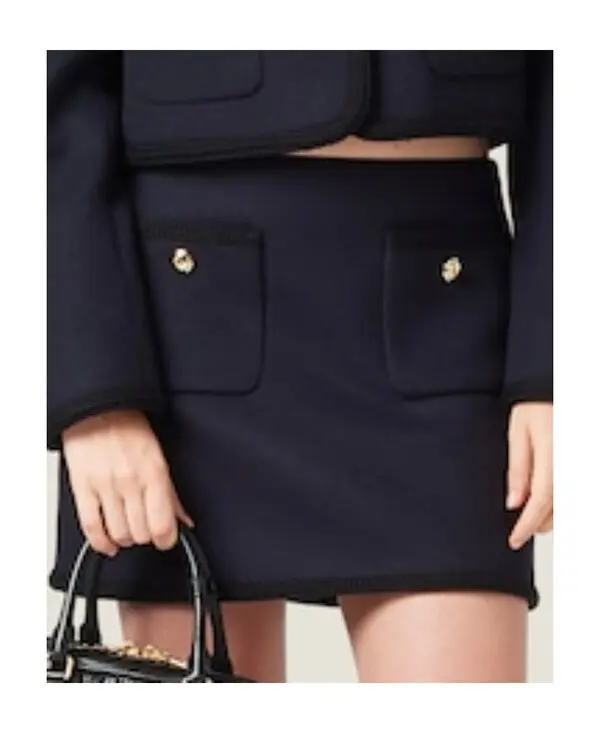 Miu Miu Zipped Mini Skirt