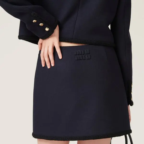 Miu Miu Zipped Mini Skirt