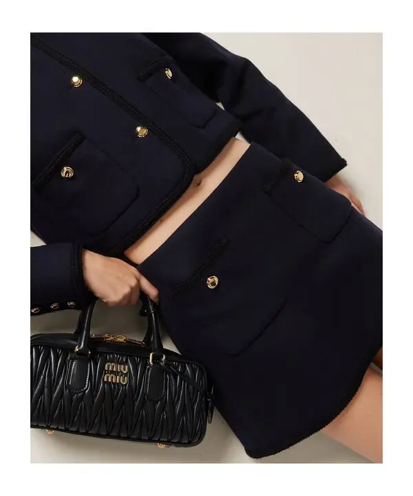 Miu Miu Zipped Mini Skirt
