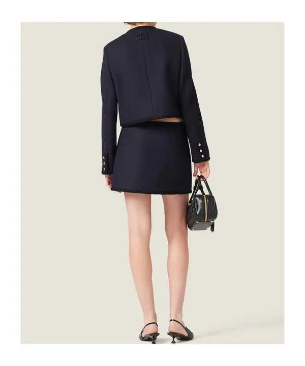 Miu Miu Zipped Mini Skirt