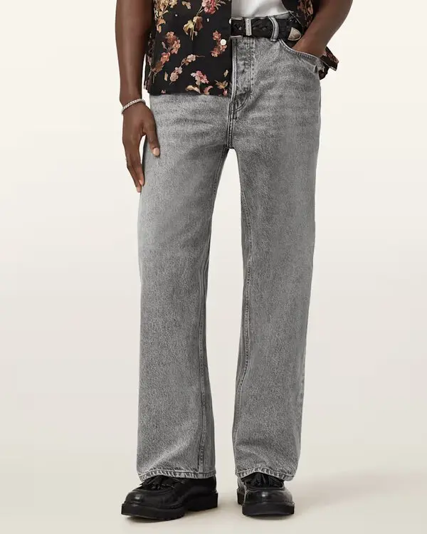 ALLSAINTS Relaxed Fit Wide Leg Jeans