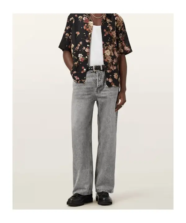 ALLSAINTS Relaxed Fit Wide Leg Jeans