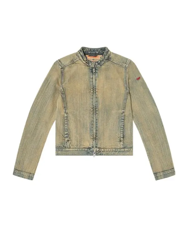 DIESEL® De-mornin Zip-up Jacket - Medium Blue