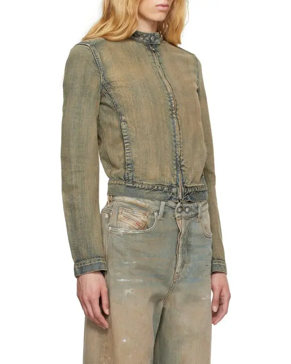 DIESEL® De-mornin Zip-up Jacket - Medium Blue