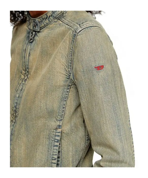 DIESEL® De-mornin Zip-up Jacket - Medium Blue