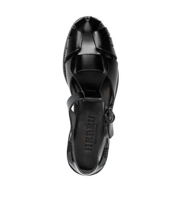 Hereu Pesca Fisherman Sandals - Black