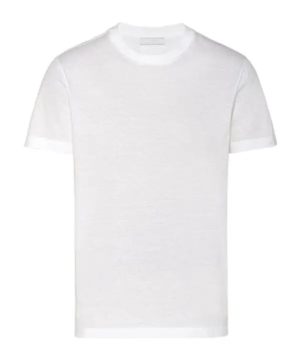 Prada Logo-patch Crewneck Three-pack T-shirts - White