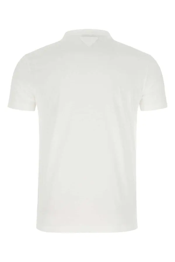 Prada Logo-patch Crewneck Three-pack T-shirts - White