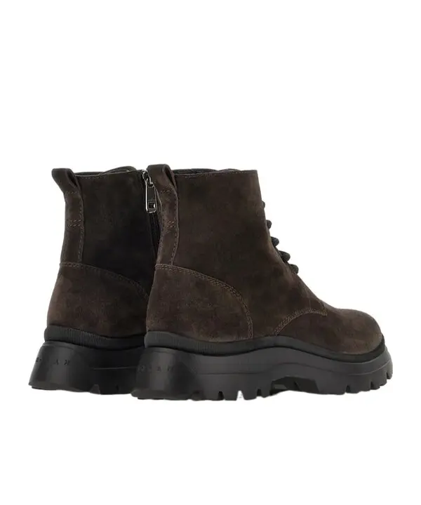 Hogan H692 Lace-up Ankle Boots - Brown