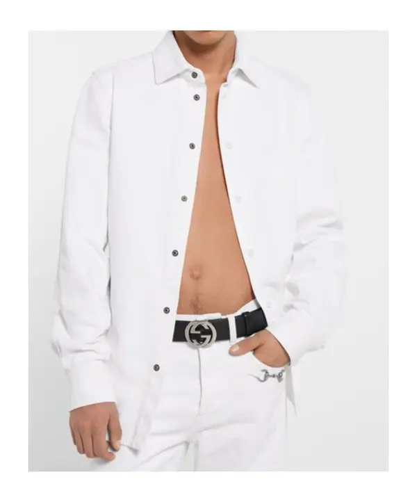 Gucci Washed Certified Cotton Denim Shirt