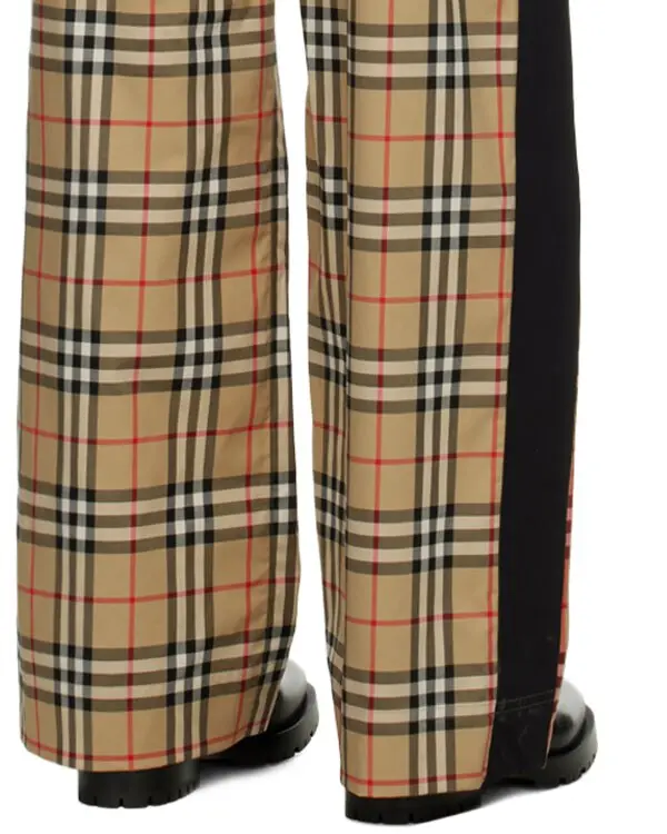 Burberry Louanne Checked Trousers - Brown