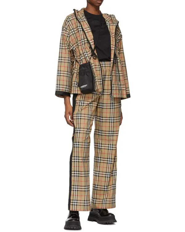 Burberry Louanne Checked Trousers - Brown