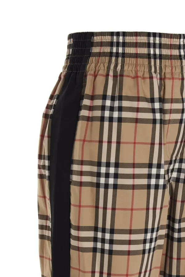 Burberry Louanne Checked Trousers - Collection Beige