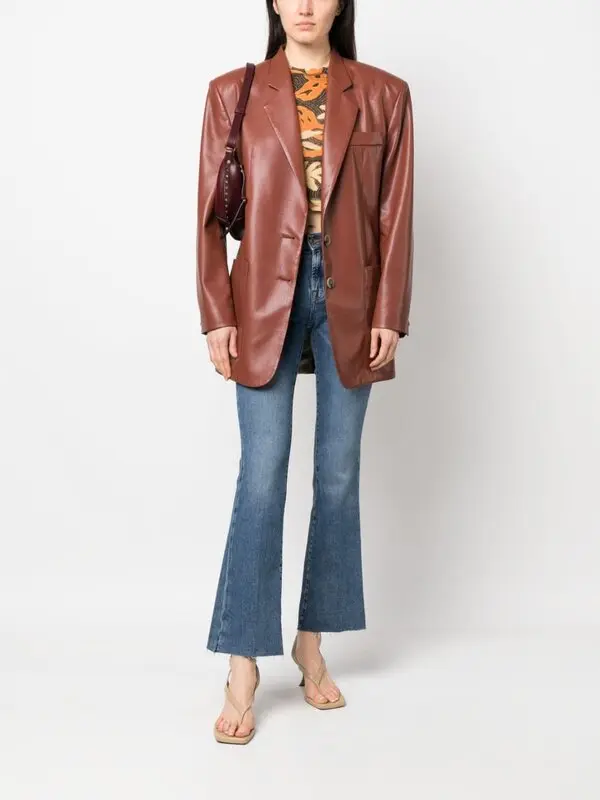7 For All Mankind Bootcut Jeans With Quilted Trim