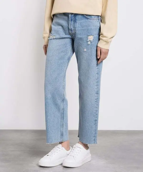 ANINE BING Gavin Mid-rise Boyfriend Jeans - Blue