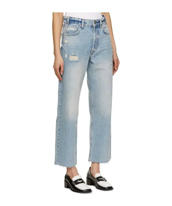 ANINE BING Gavin Mid-rise Boyfriend Jeans