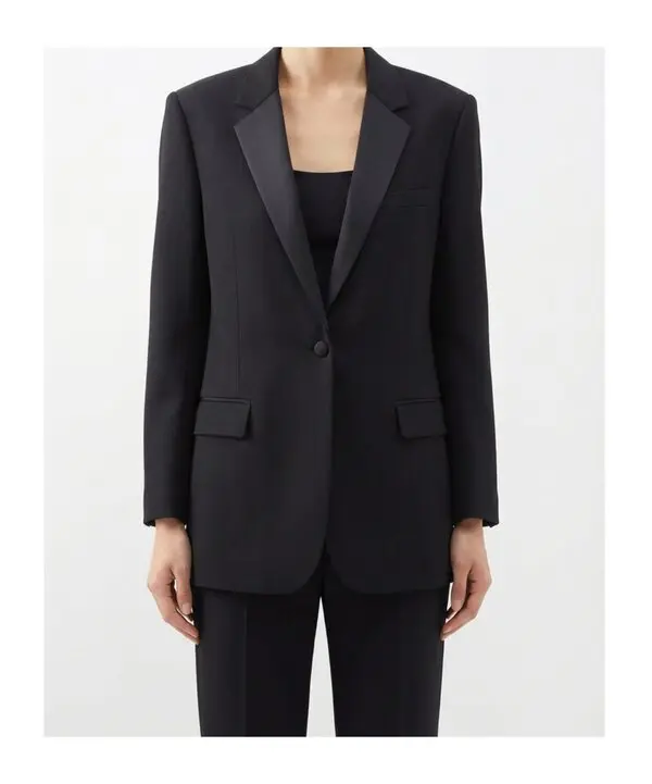 Celine Wool Gabardine Tuxedo Jacket