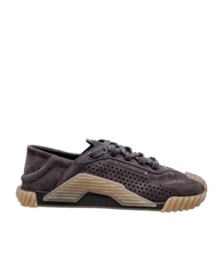 Dolce & Gabbana Ns1 Logo Lettering Sneakers - Brown