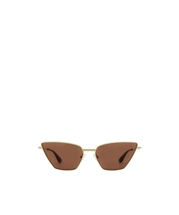 Alexander McQueen Cat Eye Frame Sunglasses - Brown