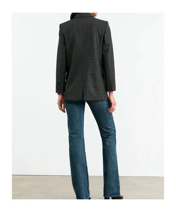 NILI LOTAN Checked Blazer