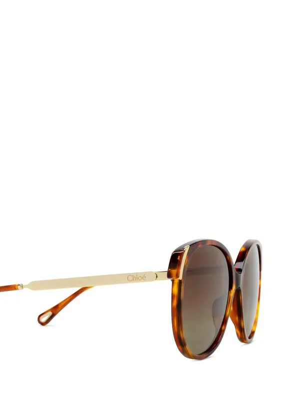 Chloé Oval Frame Sunglasses