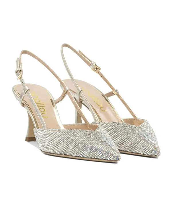 NINALILOU 65mm Crystal-embellished Slingback Pumps