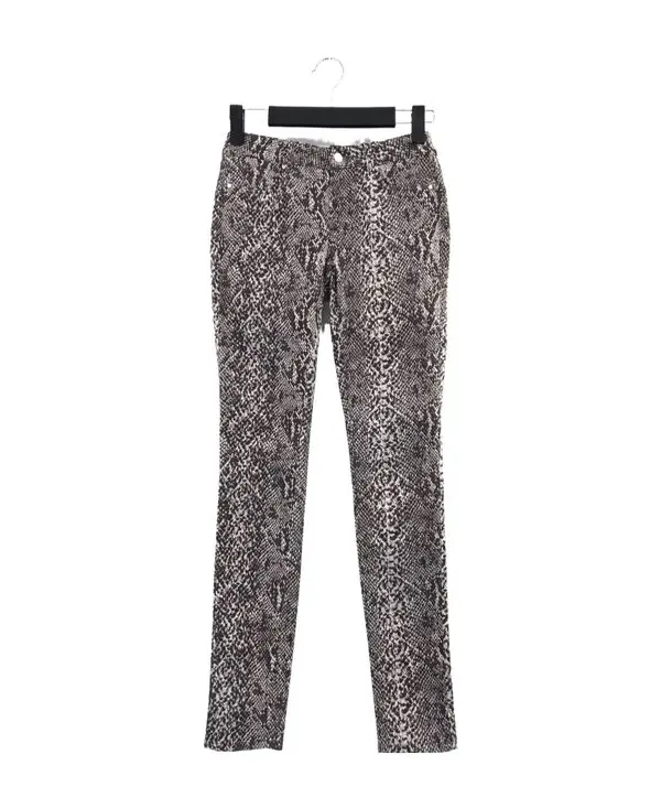 Sportmax Snake Print Slim-fit Trousers - Black
