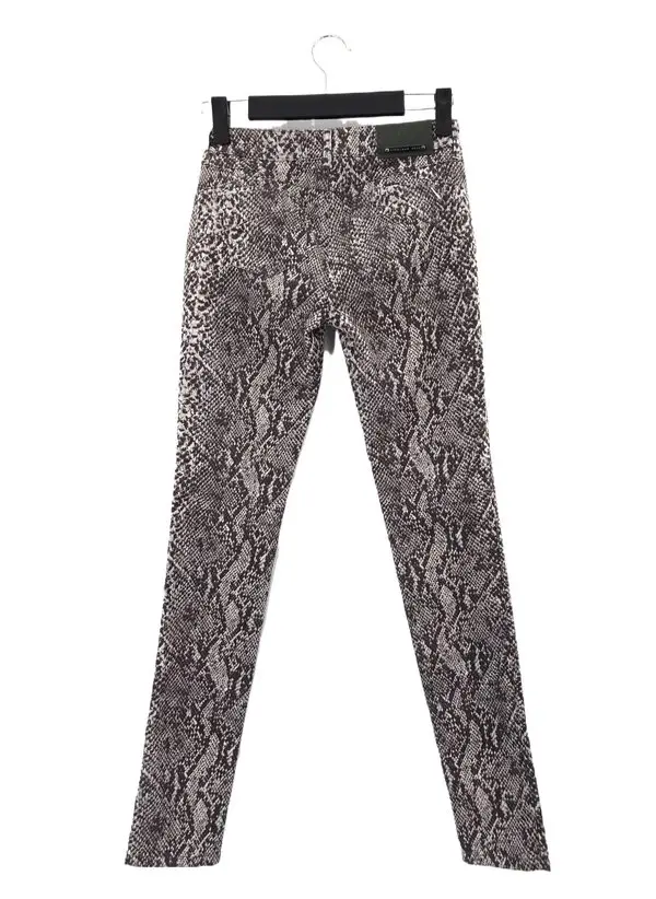 Sportmax Snake Print Slim-fit Trousers - Black