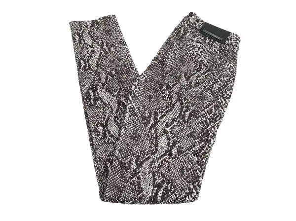 Sportmax Snake Print Slim-fit Trousers - Black