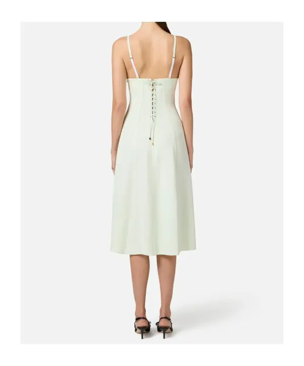 Elisabetta Franchi Lightweight Crêpe Midi Dress