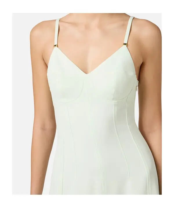 Elisabetta Franchi Lightweight Crêpe Midi Dress